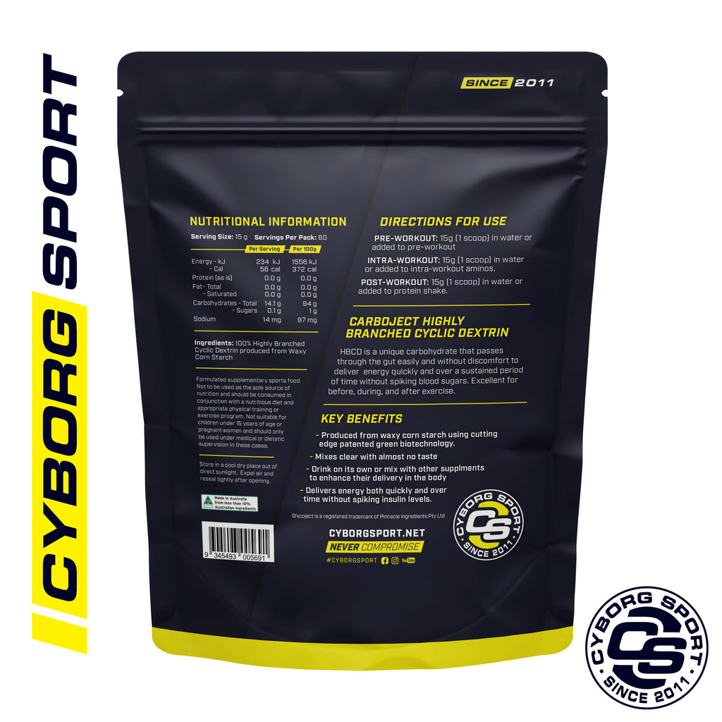 HBCD - Highly Branched Cyclic Dextrin 900g – Cyborg Sport
